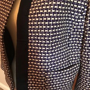 Jackets & Coats | J Crew Navy Tweed Jacket | Poshmark